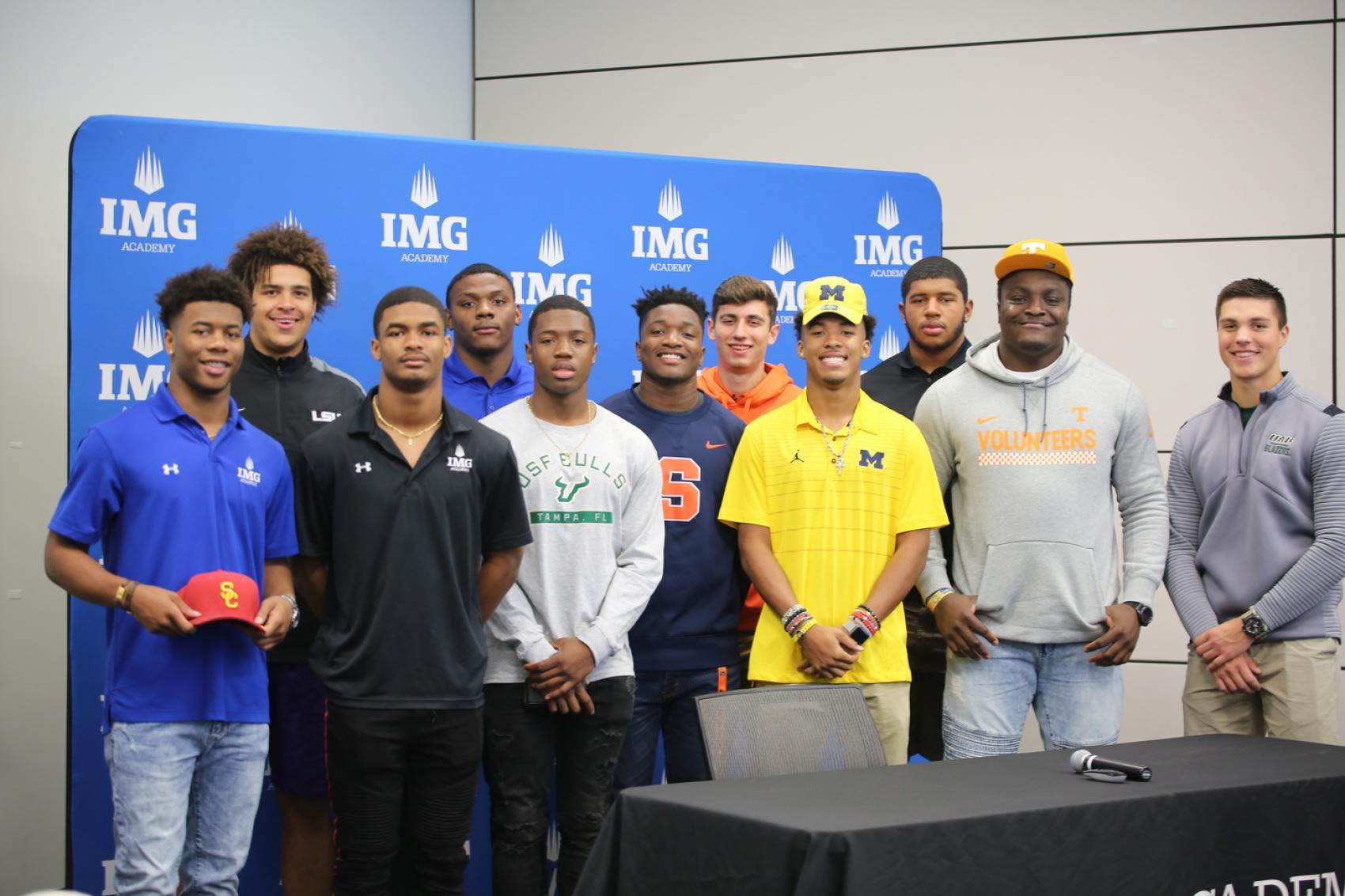 December NLI Signing Day Celebrates Football Student-Athletes | IMG Academy